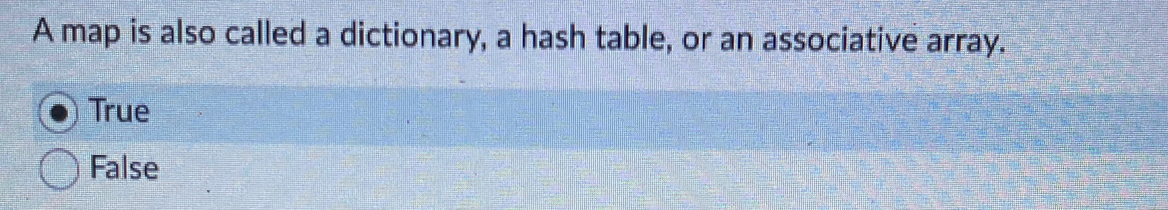 Solved A map is also called a dictionary, a hash table, or | Chegg.com