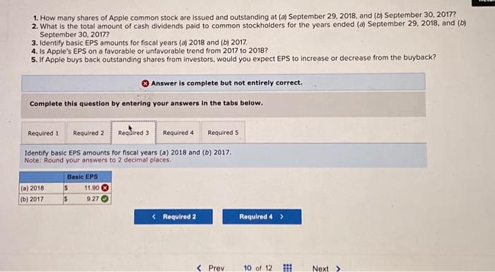 Solved Use Apple's financial statements in Appendix A to | Chegg.com