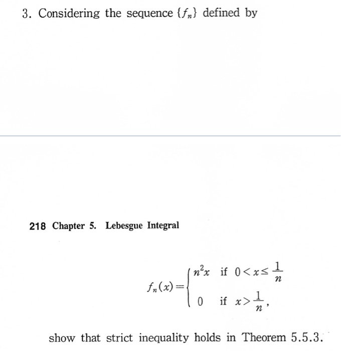 Solved 3. Considering the sequence {fn} defined by 218 | Chegg.com