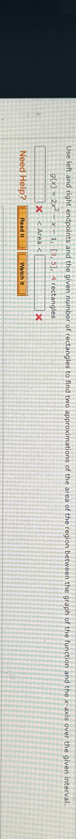 Solved Use left and right endpoints and the given number of | Chegg.com