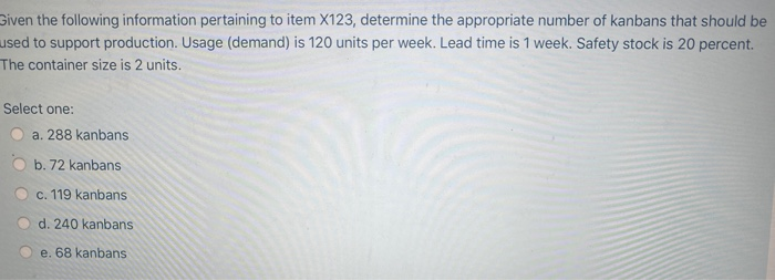 Solved Given the following information pertaining to item | Chegg.com