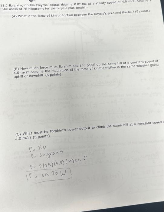 Solved SOLVE A AND B AND CHECK IF C IS RIGHT PLEASE11.) | Chegg.com