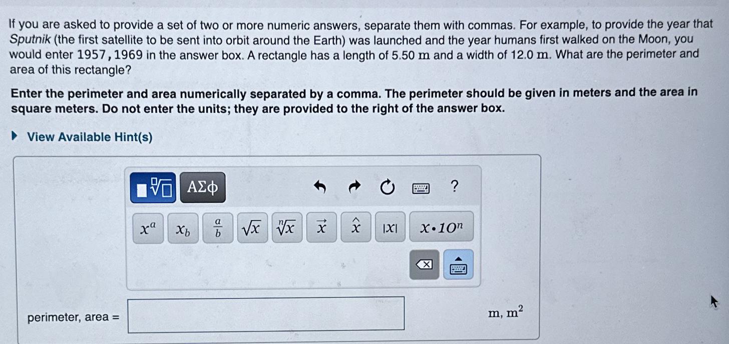 Solved If you are asked to provide a set of two or more | Chegg.com