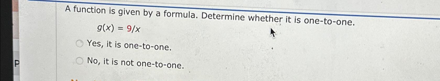 Solved A Function Is Given By A Formula Determine Whether 9838