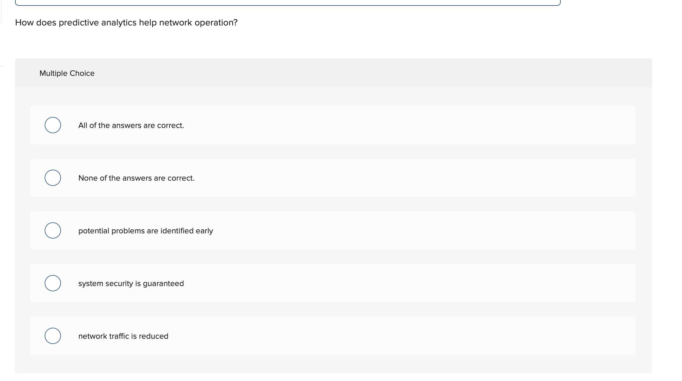 Solved How does predictive analytics help network | Chegg.com