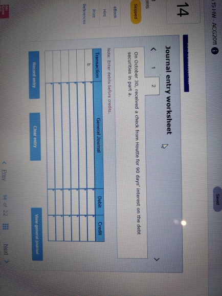 Solved CG2011 Saved Help Save 4 Exit Check my w Prepare Krum | Chegg.com