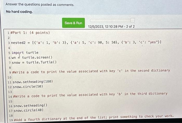 Solved Answer the questions posted as comments. No hard | Chegg.com