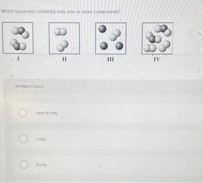 Solved Which square(s) contain(s) only one or more | Chegg.com