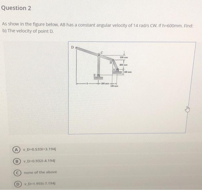 Solved Question 1 Find the magnitude angular acceleration of | Chegg.com
