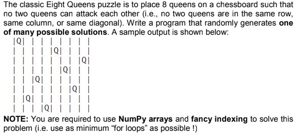 Solved The classic Eight Queens puzzle is to place 8 queens | Chegg.com