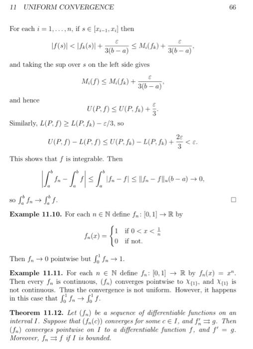 Solved Real Analysis (Uniform Convergence): Prove the | Chegg.com