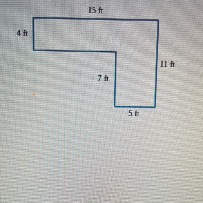 Solved 15 ft 11 ft 5 ft | Chegg.com