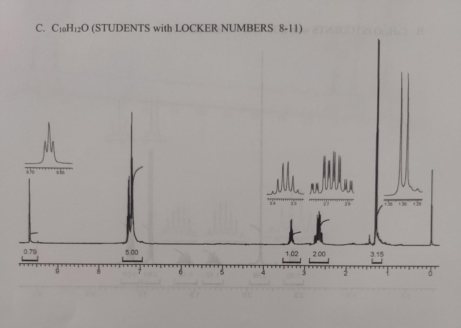 Solved 4. Assign a structure that is consistent with the | Chegg.com