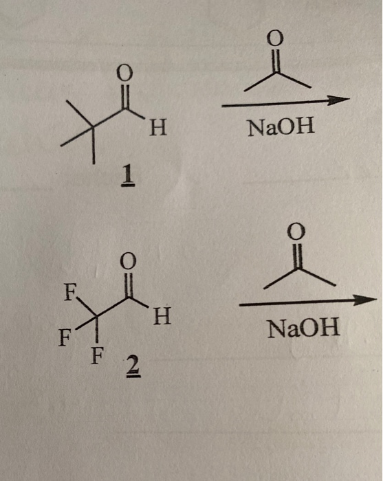 Solved Which aldehyde would be more reactive in a mixed | Chegg.com