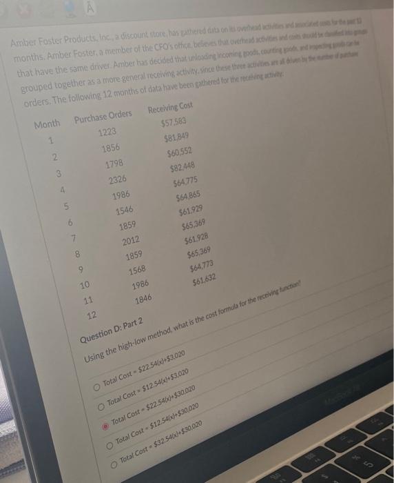 Solved that have the same dives. Amber has dectided that | Chegg.com