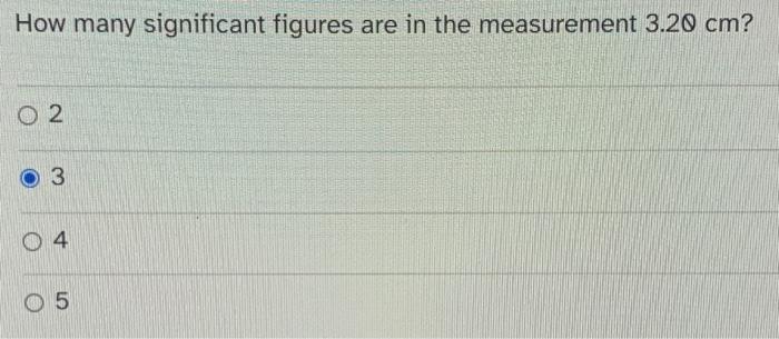 Solved How many significant figures are in the measurement | Chegg.com
