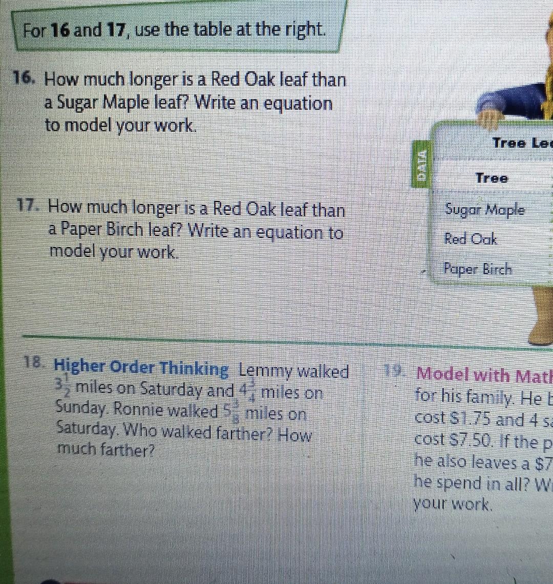 Solved # Problem Solving For 16 and 17, use the table at the | Chegg.com