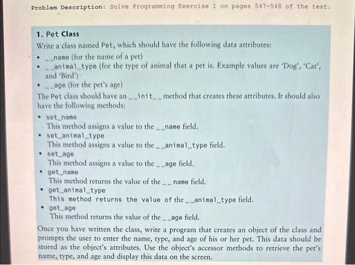 Solved Problem Description: Solve Programming Exercise 1 on | Chegg.com