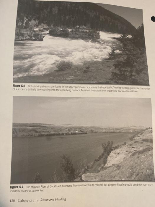 Solved Figure 121 Fast-moving streams are found in the upper | Chegg.com