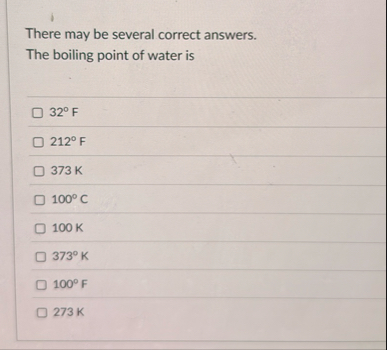 Solved There may be several correct answers.The boiling | Chegg.com
