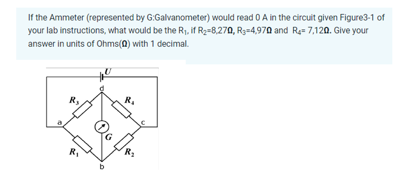 Solved If the Ammeter (represented by G:Galvanometer) ﻿would | Chegg.com