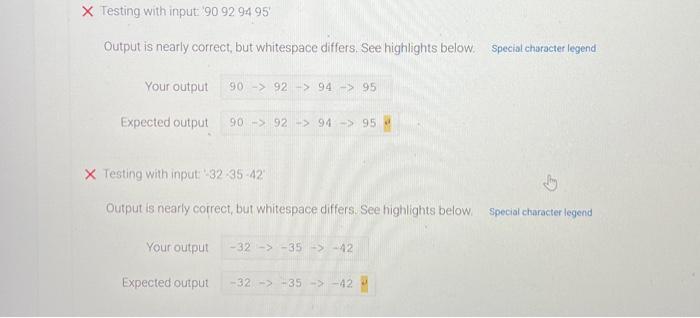 Solved Write a loop to print all elements in | Chegg.com