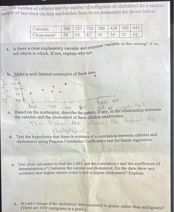 Solved All of these problems is under Question #22 so its | Chegg.com