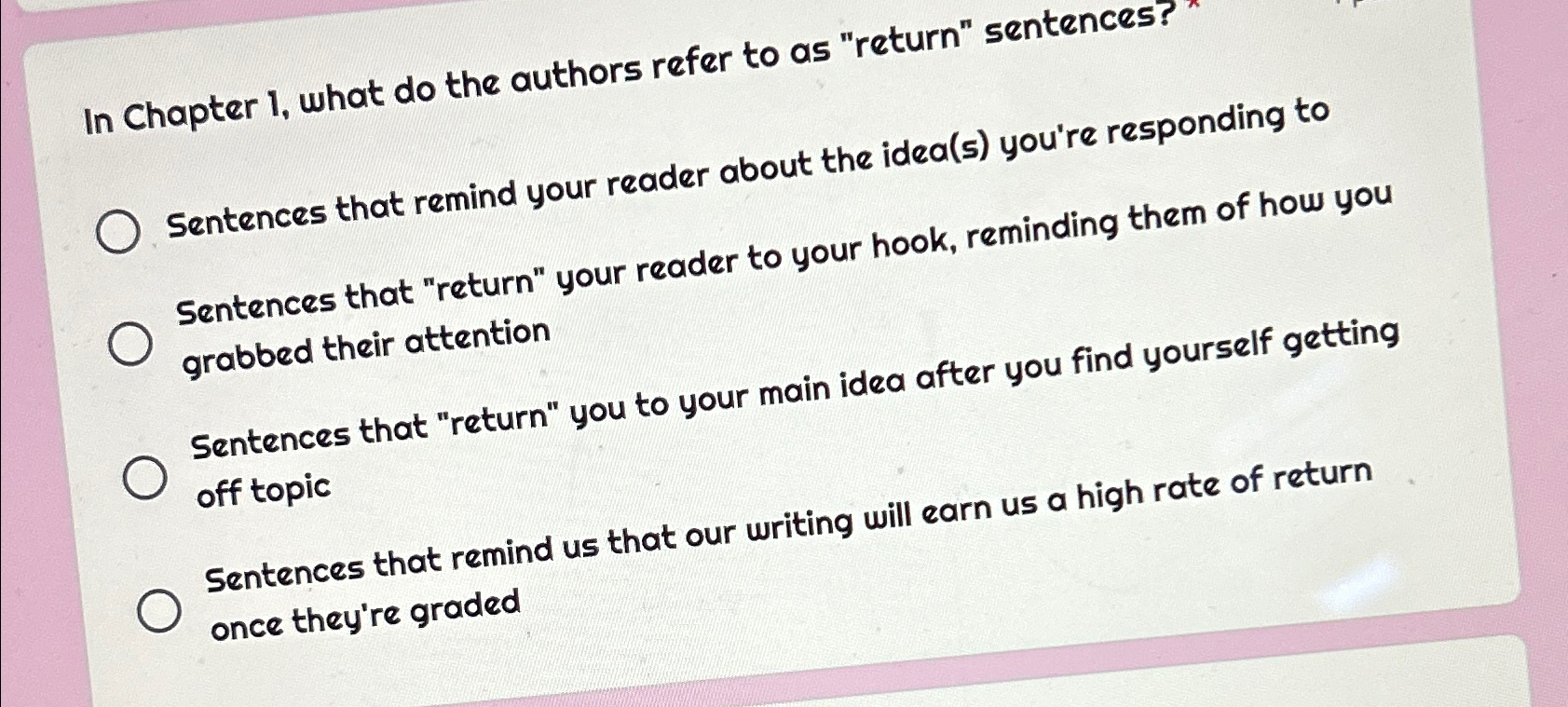 Solved In Chapter 1, ﻿what do the authors refer to as | Chegg.com