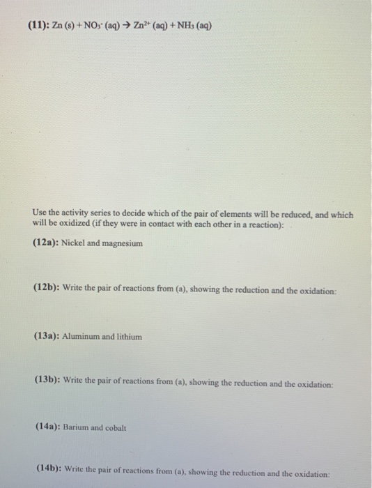 Solved Balance the net ionic redox reactions in acidic | Chegg.com