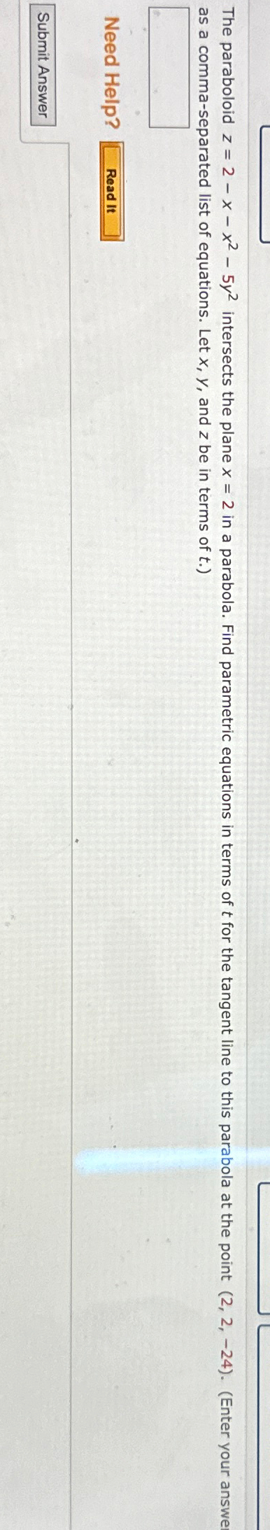 as a comma-separated list of equations. Let x,y, ﻿and | Chegg.com