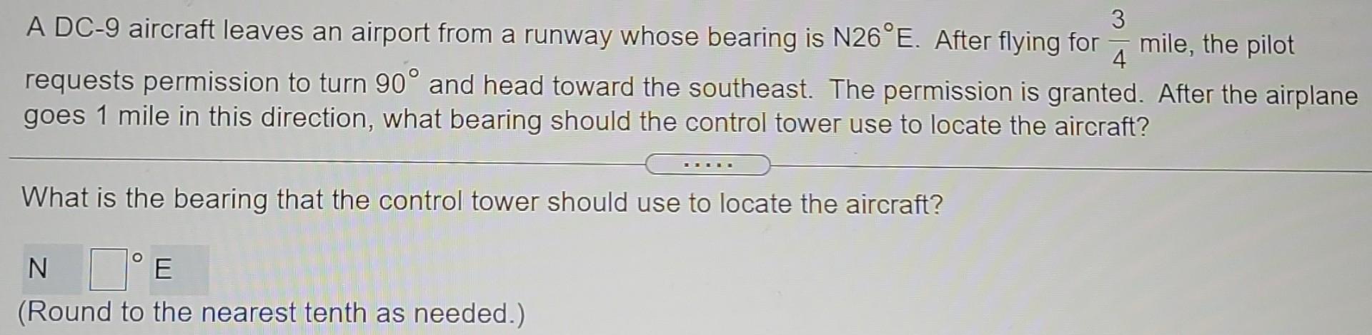 Solved 3 A DC-9 aircraft leaves an airport from a runway | Chegg.com