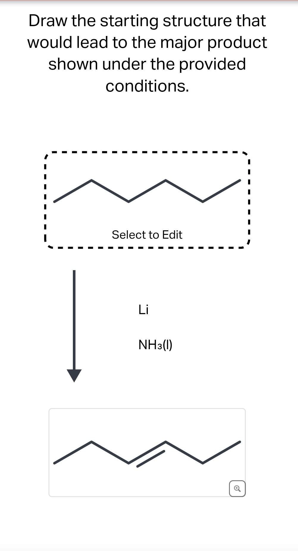 Solved Draw the starting structure that | Chegg.com