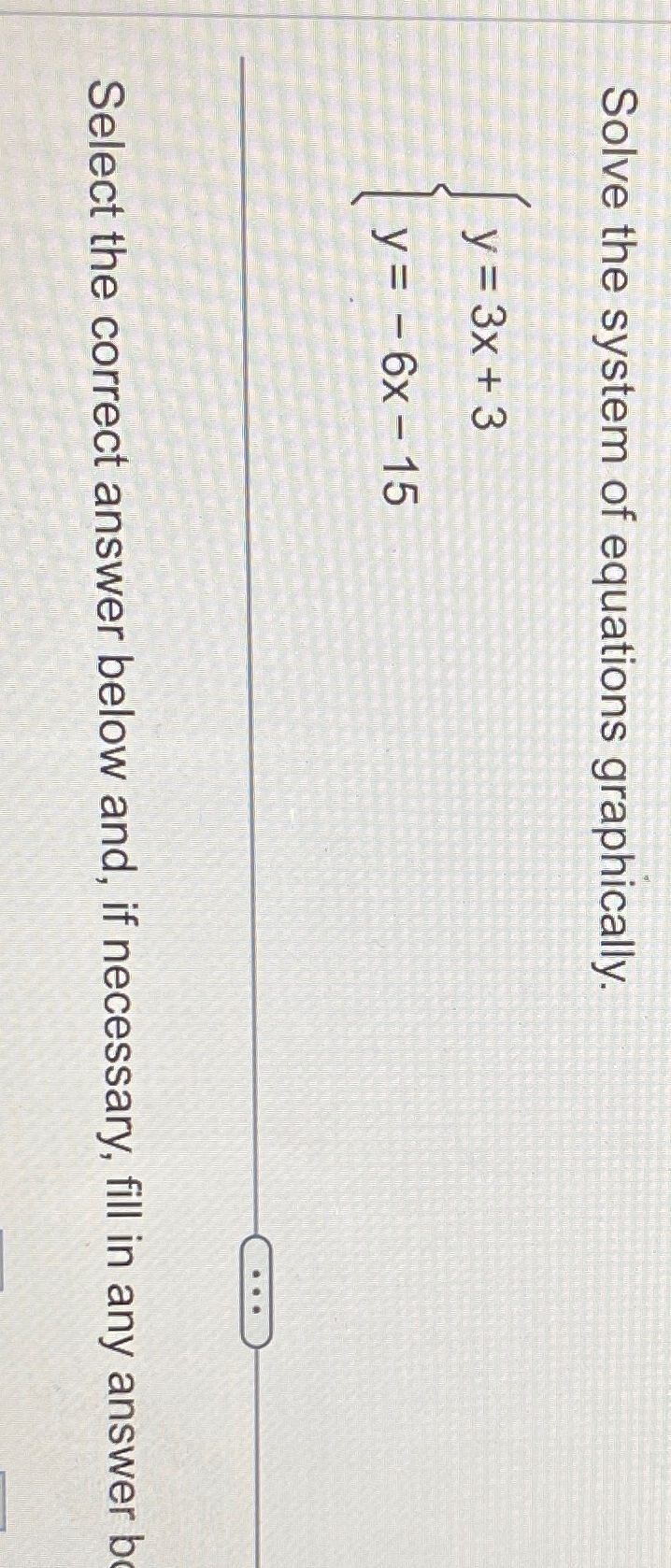 Solved Solve the system of equations | Chegg.com