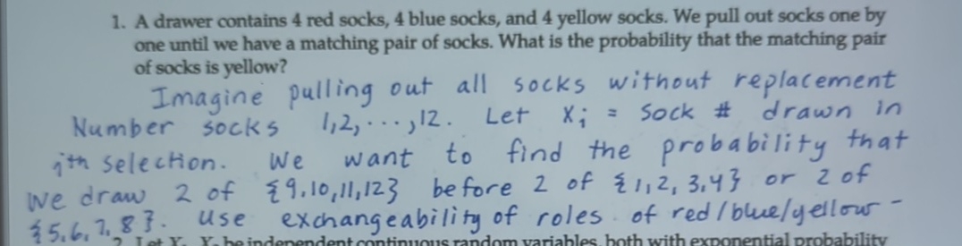 Solved A drawer contains 4 ﻿red socks, 4 ﻿blue socks, and 4 | Chegg.com
