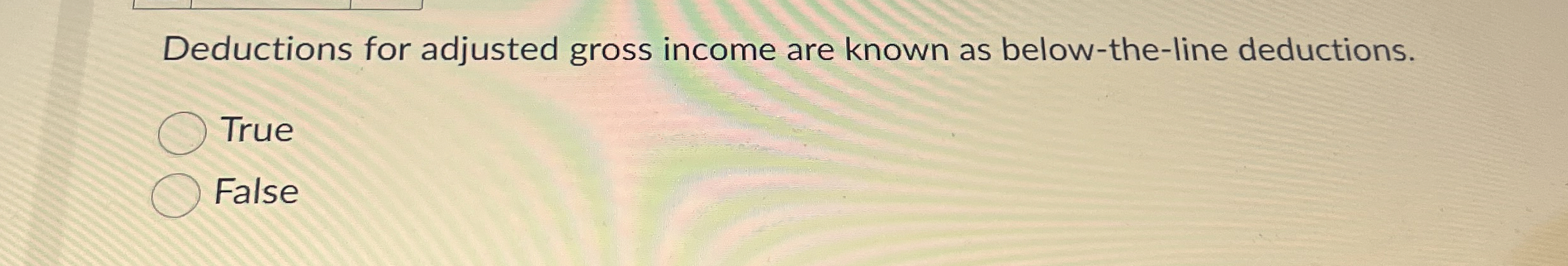Solved Deductions for adjusted gross income are known as | Chegg.com