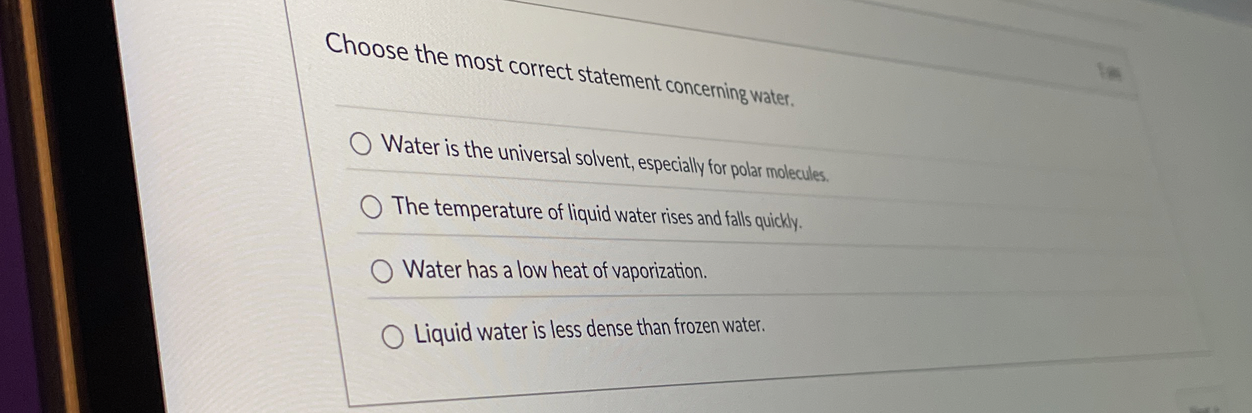 Solved Choose the most correct statement concerning | Chegg.com