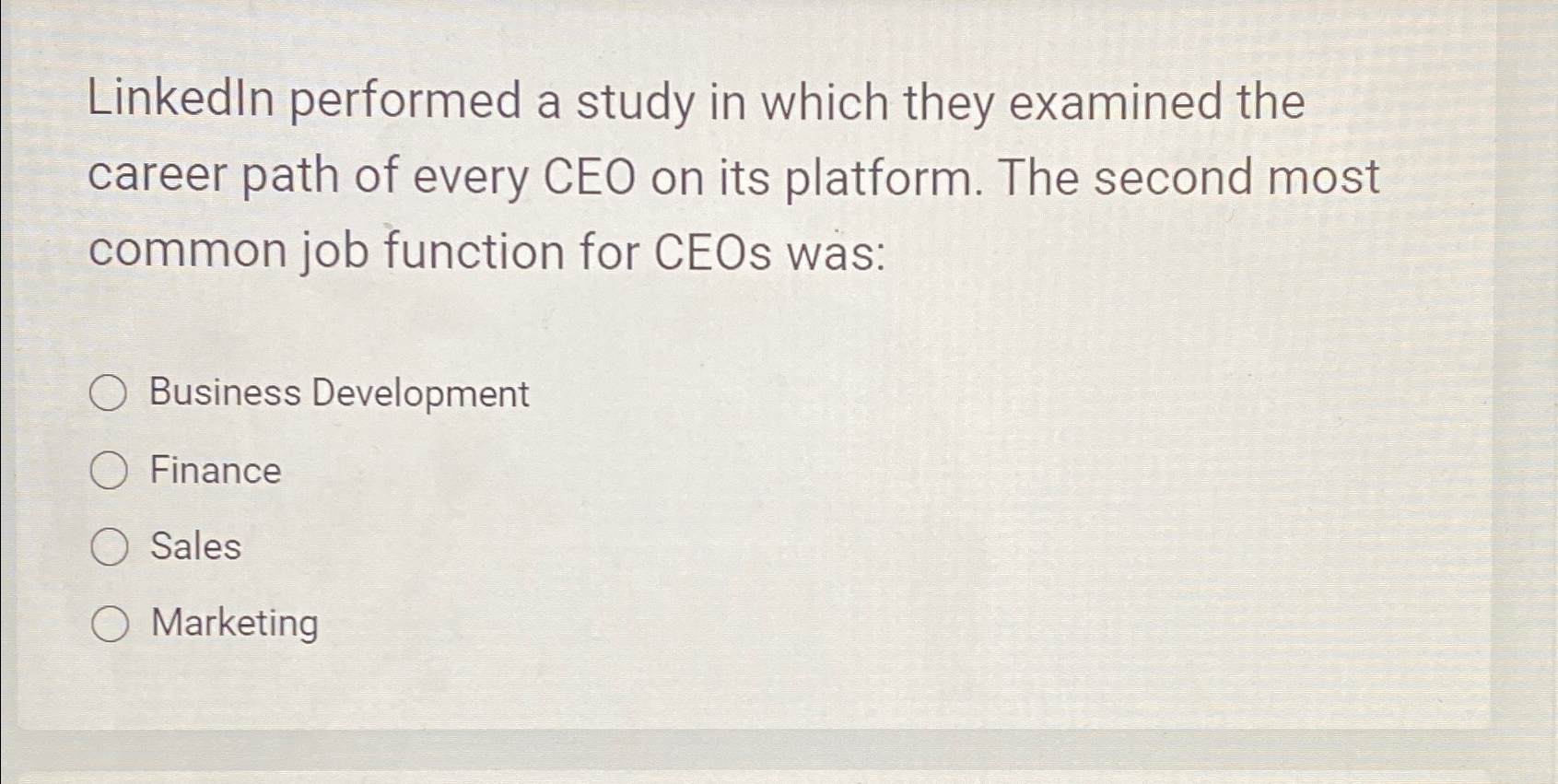 Solved Linkedln performed a study in which they examined the | Chegg.com