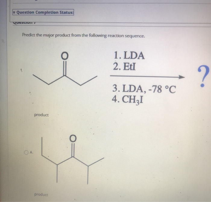 Solved * Question Completion Status: Predict the major | Chegg.com