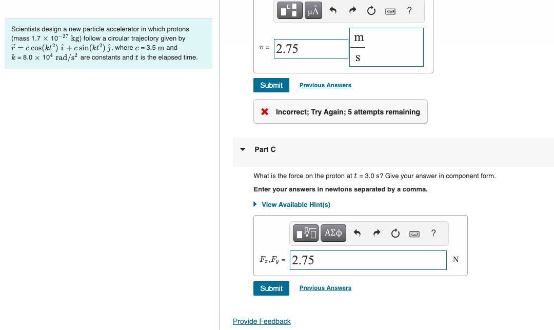 Solved Part AScientists design a new particle accelerator in | Chegg.com