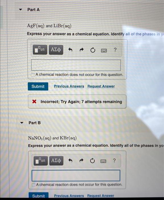 Solved Na2SO4(aq) and BaCl2(aq) Express your answer as a | Chegg.com