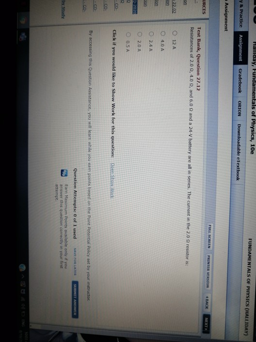 Solved Halliday, Fundamentals of Physics, 10e FUNDAMENTALS | Chegg.com Solved Halliday, Fundamentals of Physics, 10e FUNDAMENTALS | Chegg.com
