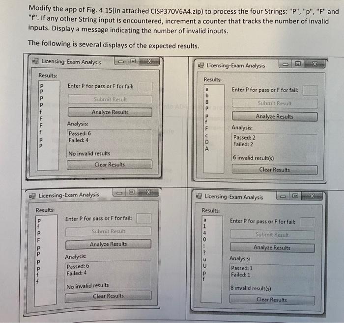 Solved Modify the app of Fig. 4.15 (in attached | Chegg.com