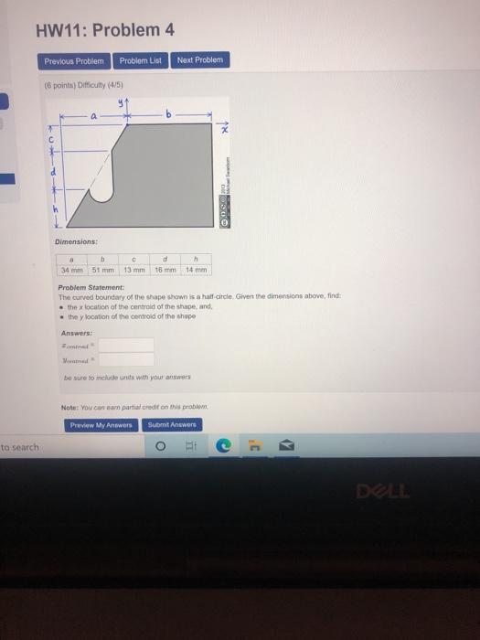 Solved HW11: Problem 4 Previous Problem Problem List Next | Chegg.com