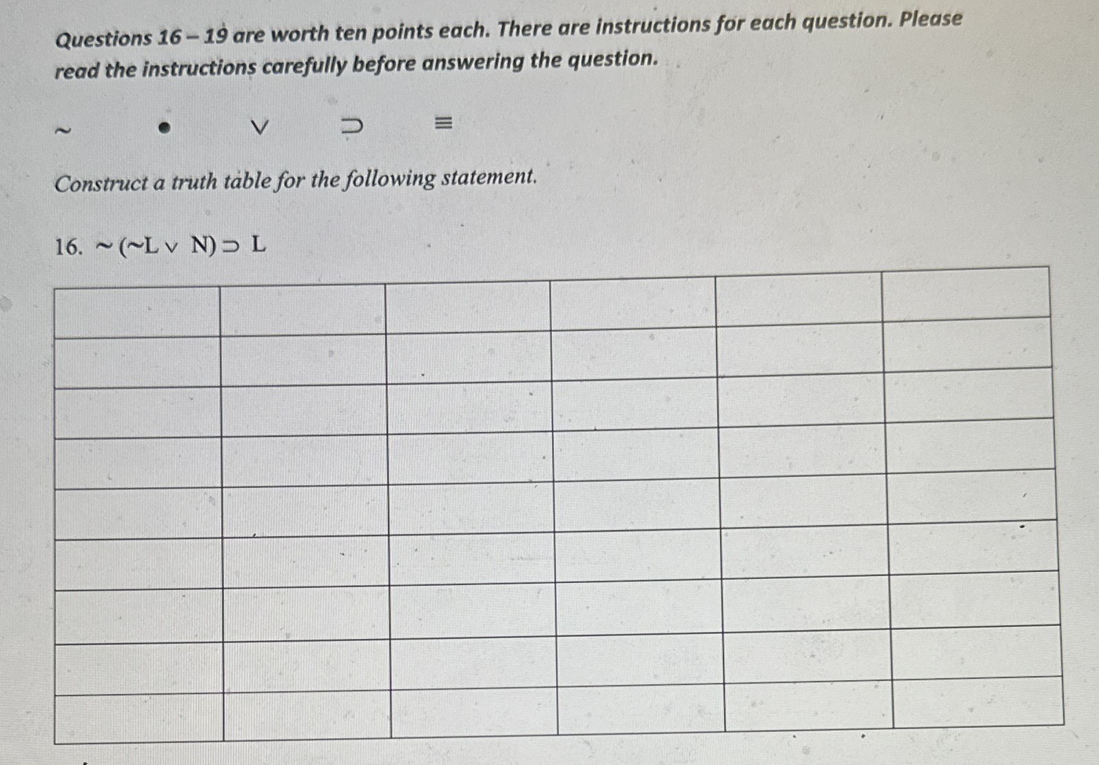 Solved Questions 16-19 ﻿are worth ten points each. There are | Chegg.com