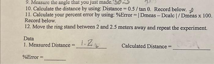 9. Measure the angle that you just made.. 30. 10. | Chegg.com