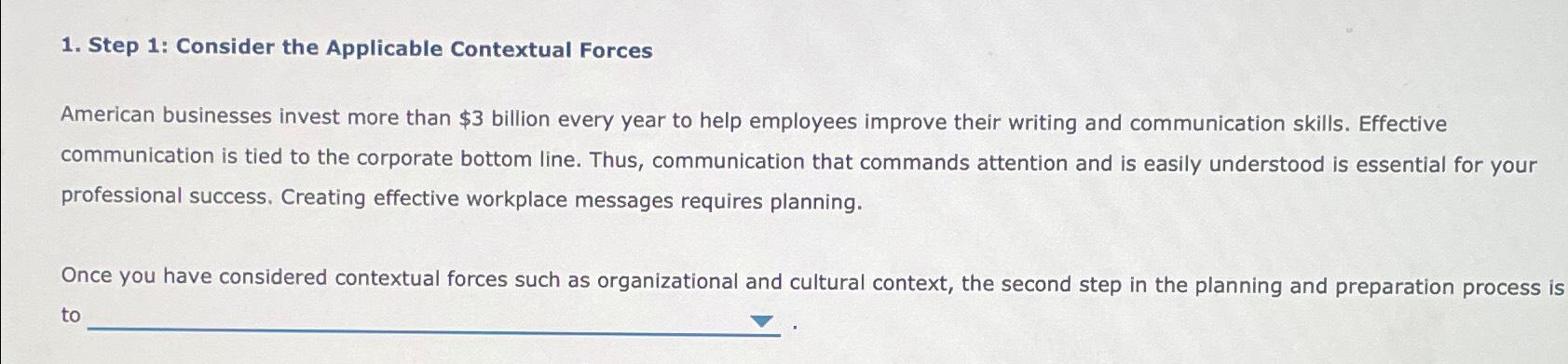 Solved Step 1: Consider the Applicable Contextual | Chegg.com