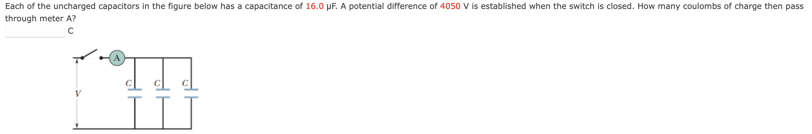 Solved Each of the uncharged capacitors in the figure below | Chegg.com