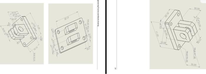 Solved Sketch the front, right, top, and bottom view in | Chegg.com