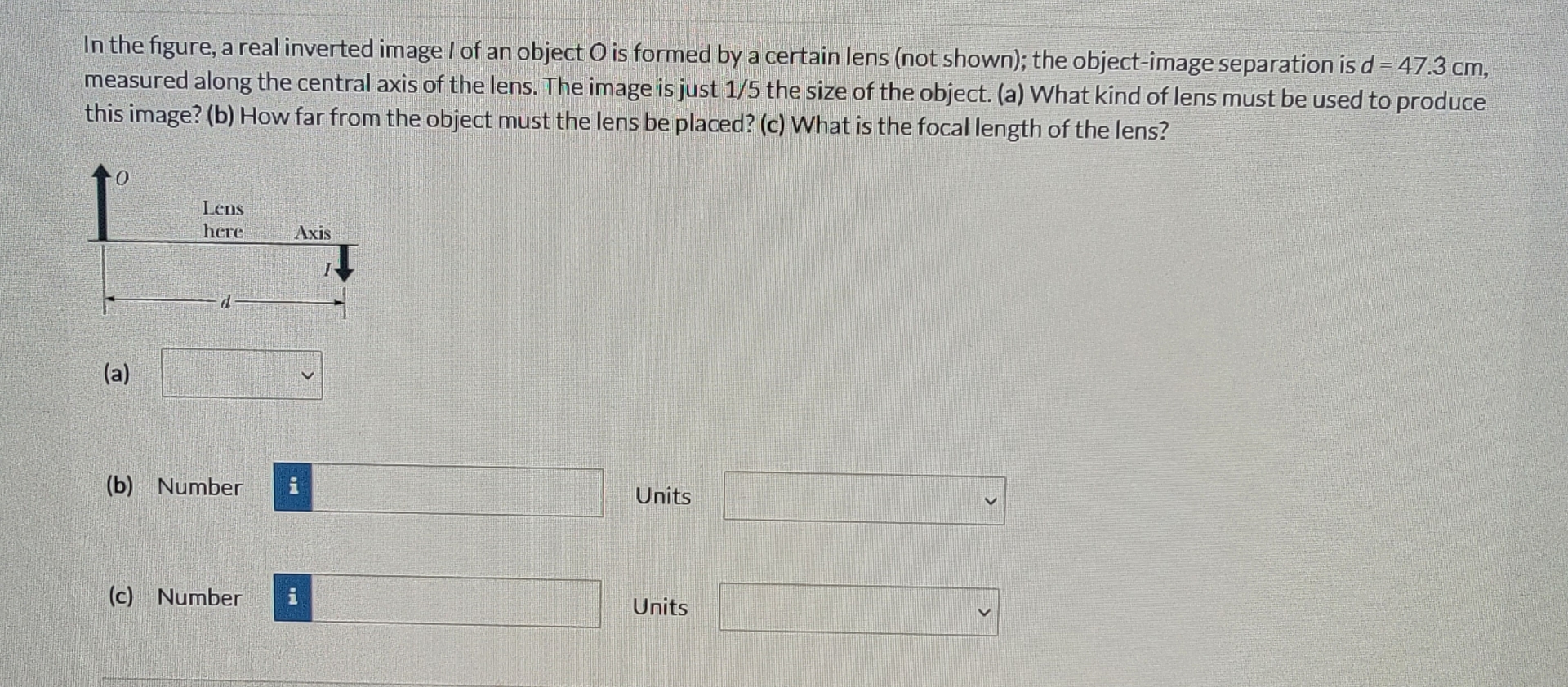 Solved In the figure, a real inverted image l ﻿of an object | Chegg.com