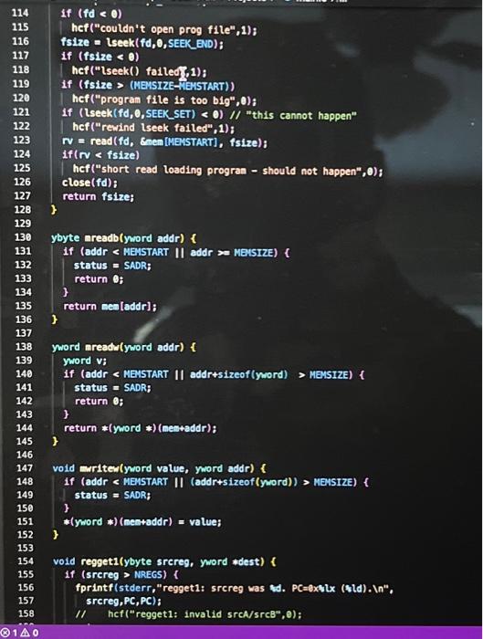 Solved void decodelybyte icode, ybyte rA, ybyte rB, yword | Chegg.com